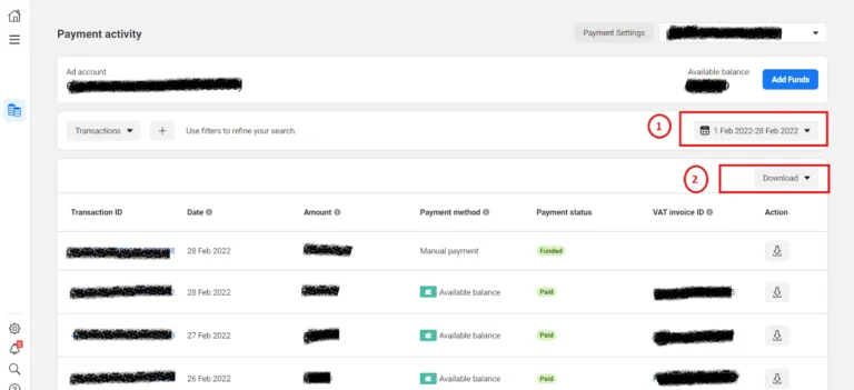 Facebook Ad receipts (Invoices): What are they, and how to get them?