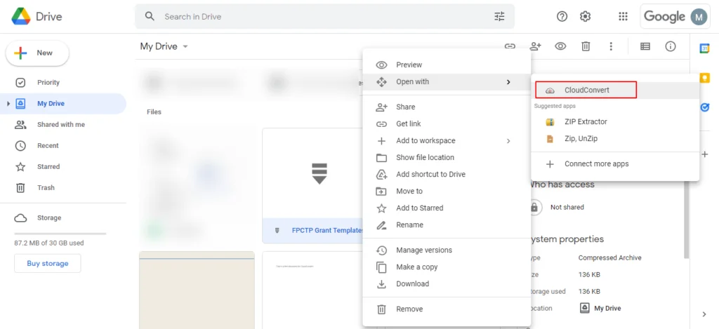 What is CloudConvert in Google Drive