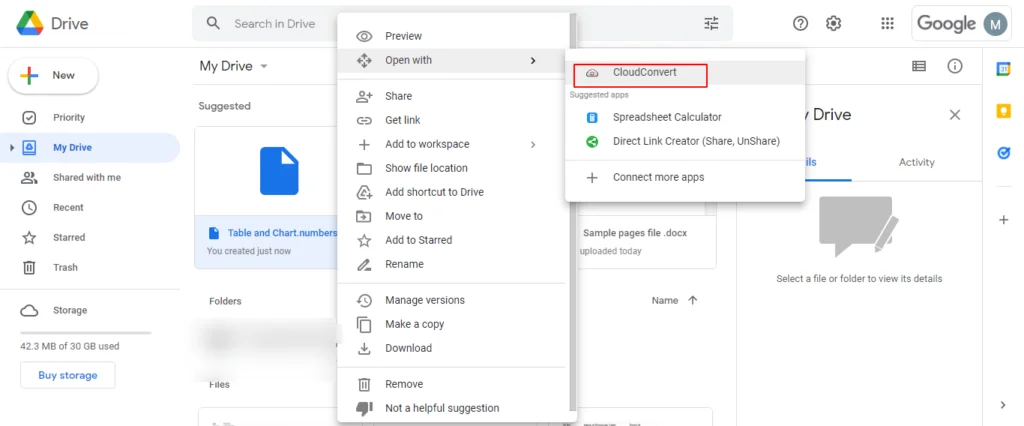What is CloudConvert in Google Drive