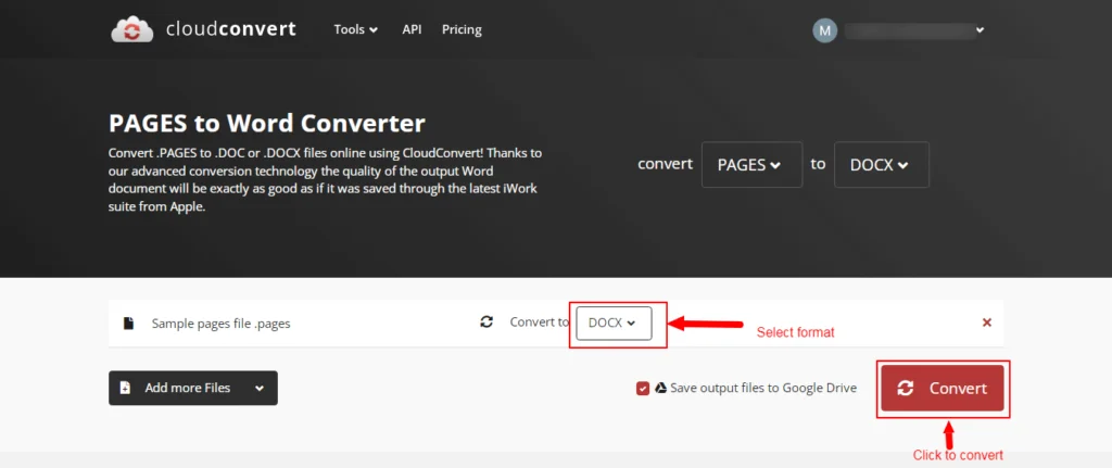 What is CloudConvert in Google Drive